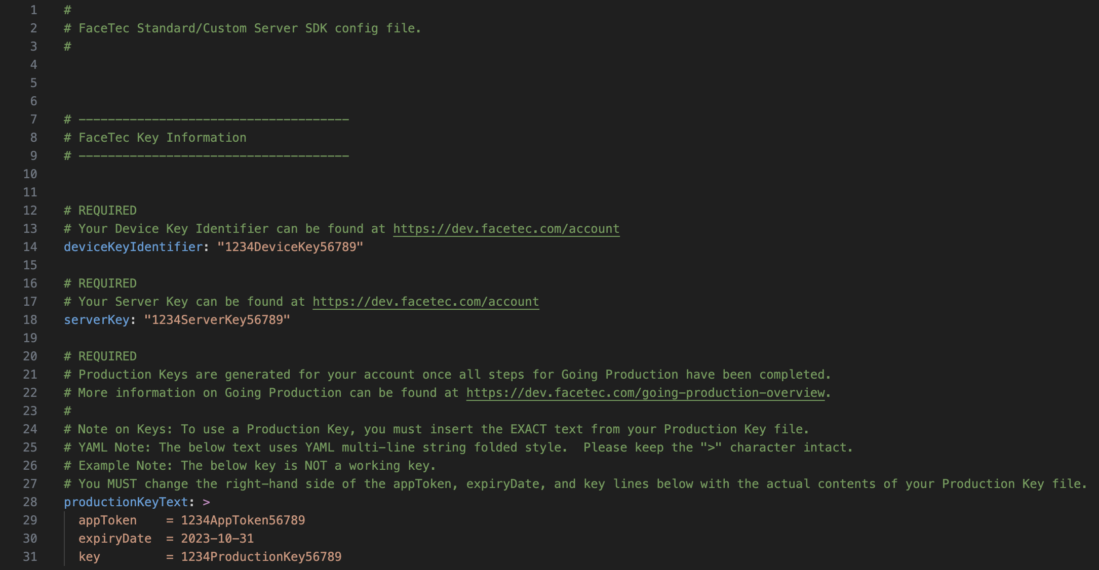FaceTec - Developer Account