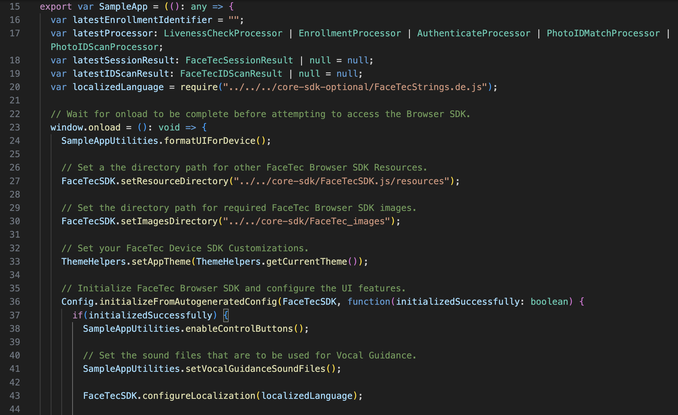 FaceTec - Developer Account