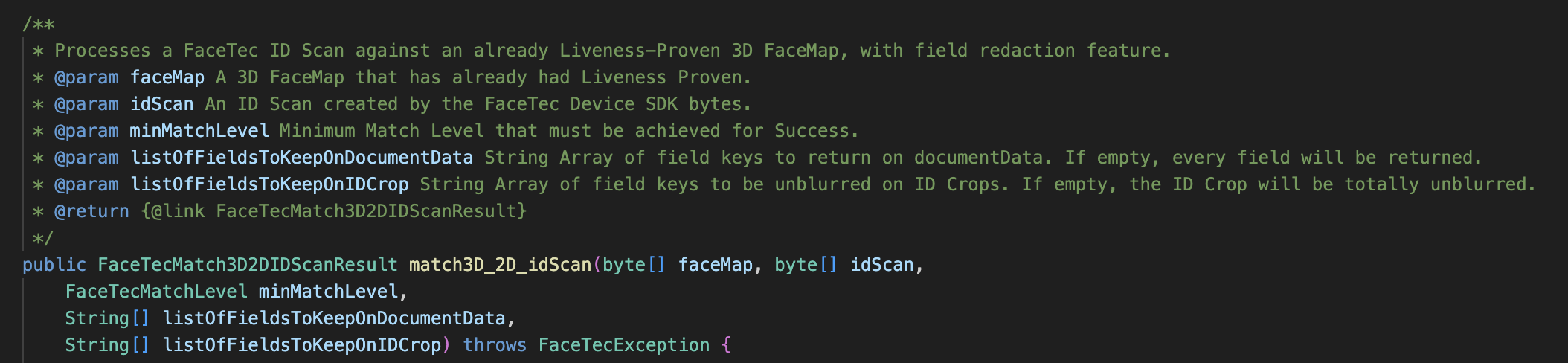 FaceTec - Developer Account